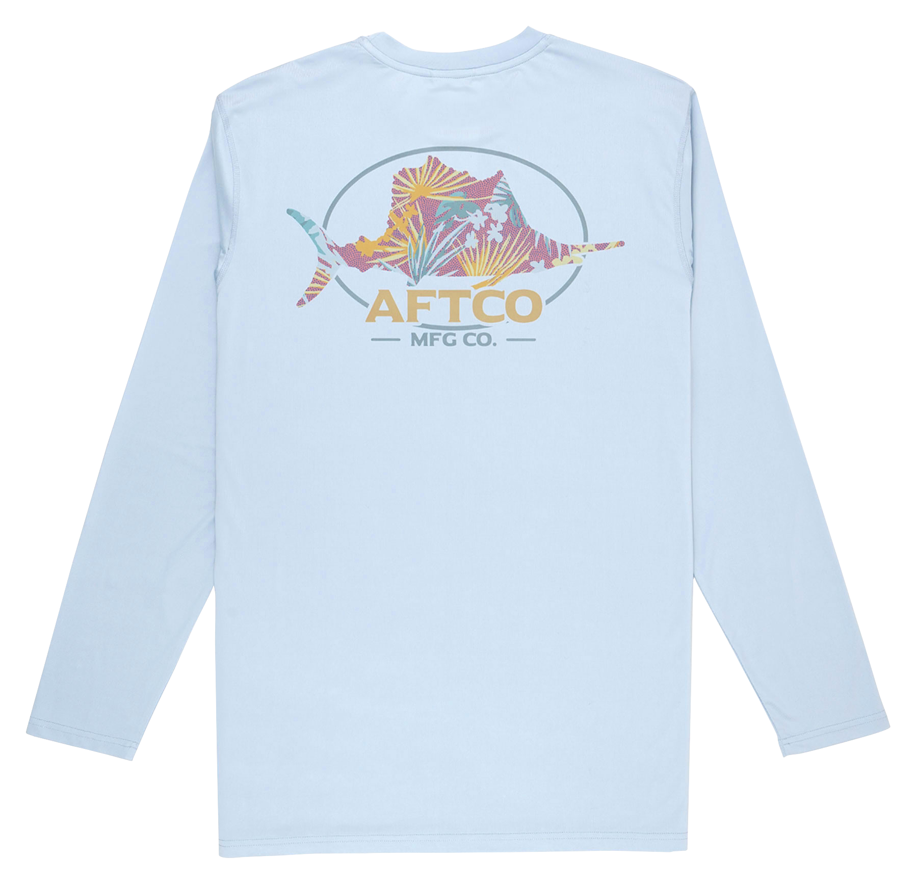 AFTCO Tropical Crew-Neck Performance Long-Sleeve Shirt for Men | Cabela's